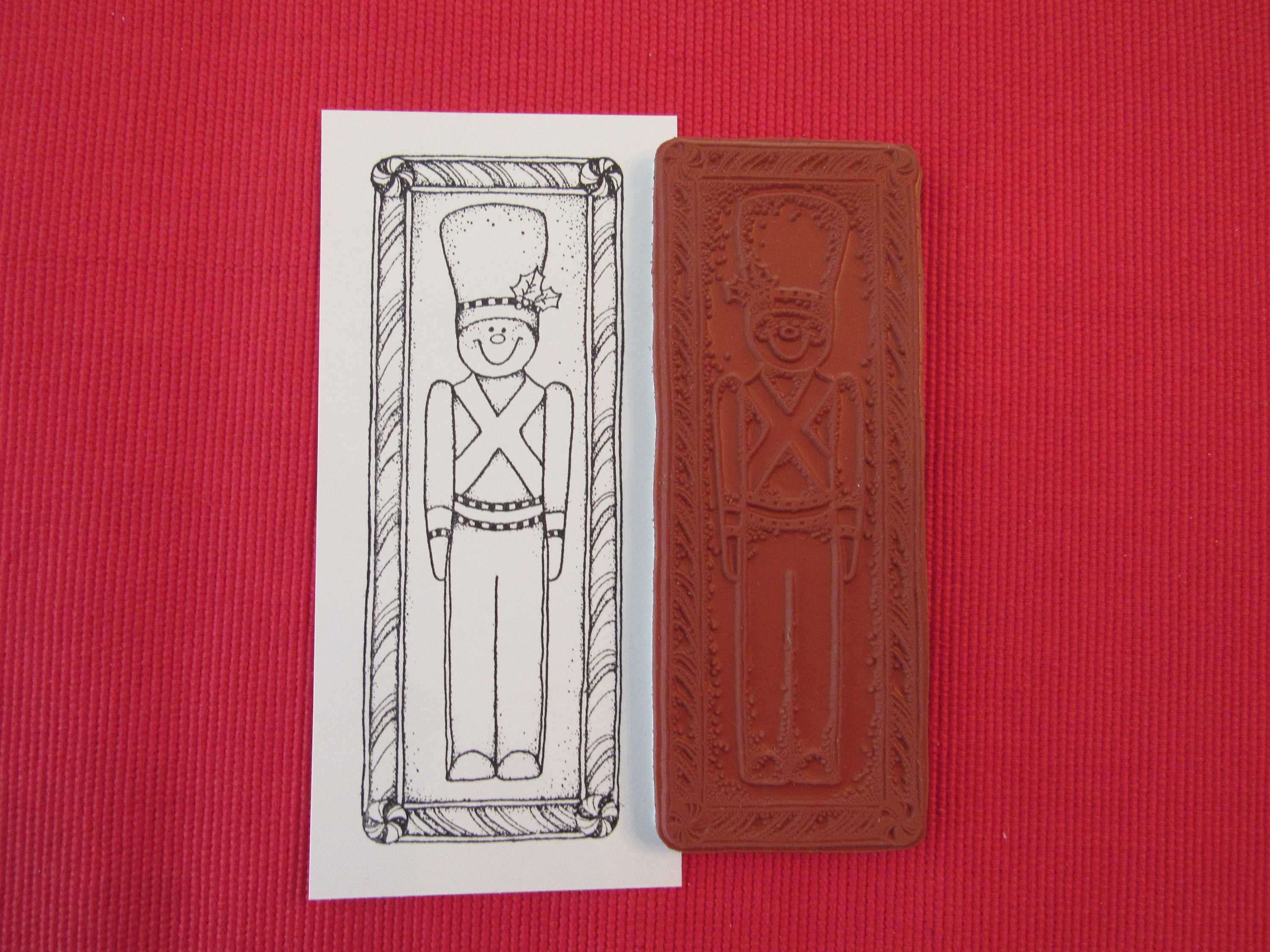 Toy Soldier Rubber Stamp - Etsy