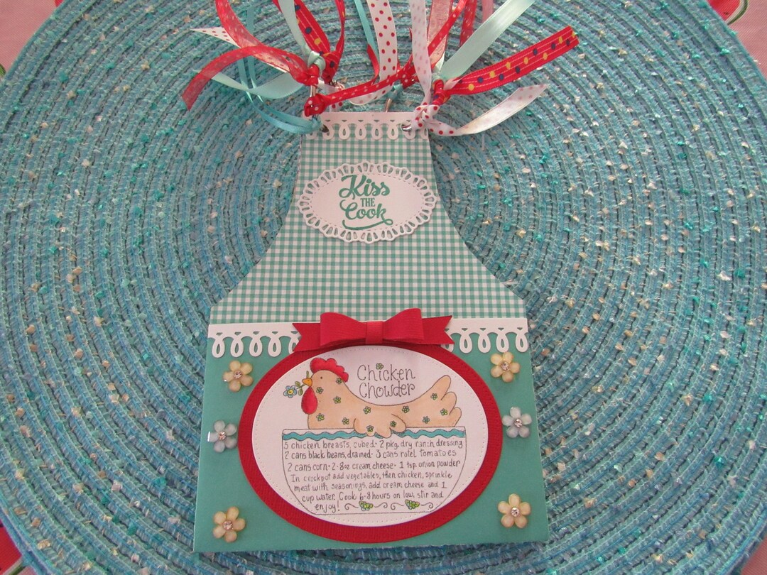 Apron Die Cuts With Pockets for Recipe Albums - Etsy