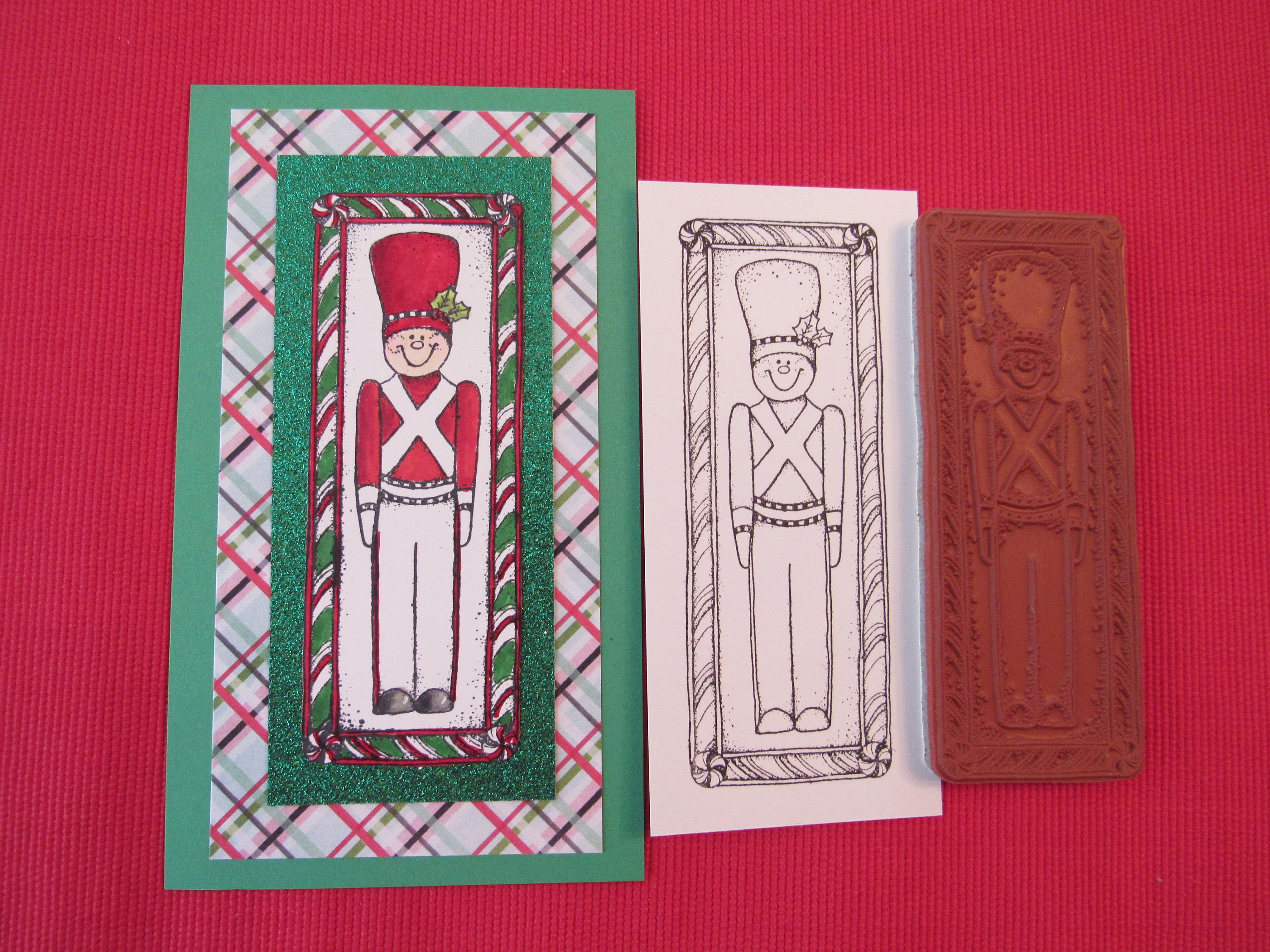Toy Soldier Rubber Stamp - Etsy