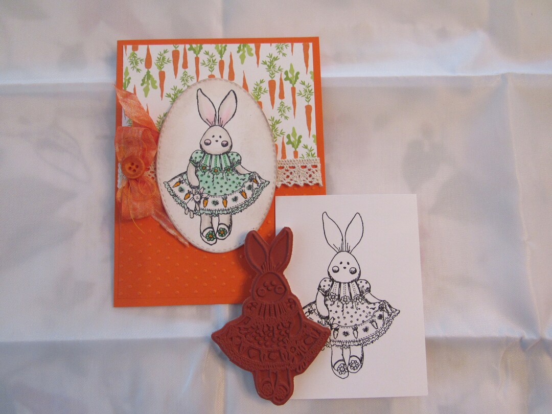 Miss Polly Anna Rubber Stamp - Etsy