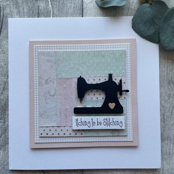 Sewing Themed Birthday Card - Etsy