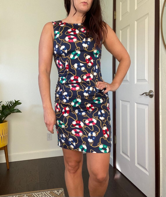Vintage nautical sheath dress - Gem