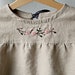 Sand Short Linen Tunic, Different Embroideries, Linen Shirt for Girls ...