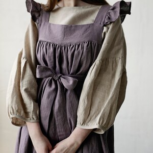 Natural Kimono Tunic, Linen Tunic, Linen Shirt, Linen Blouse, Oversized ...