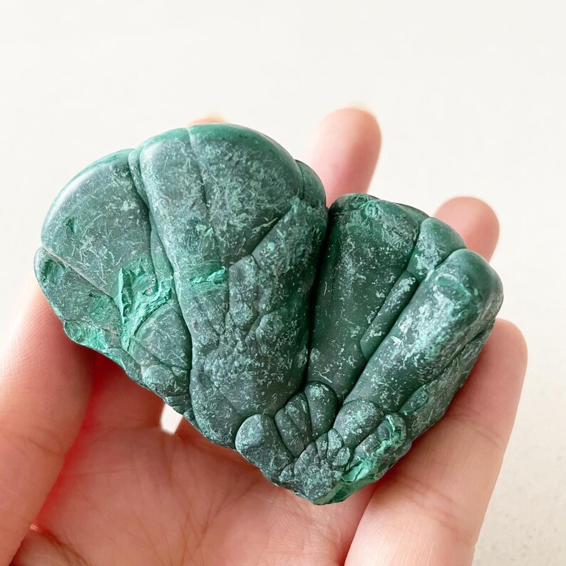 Rare Madagascar Malachite Geode Specimen - One Polished Face (201g) - Etsy