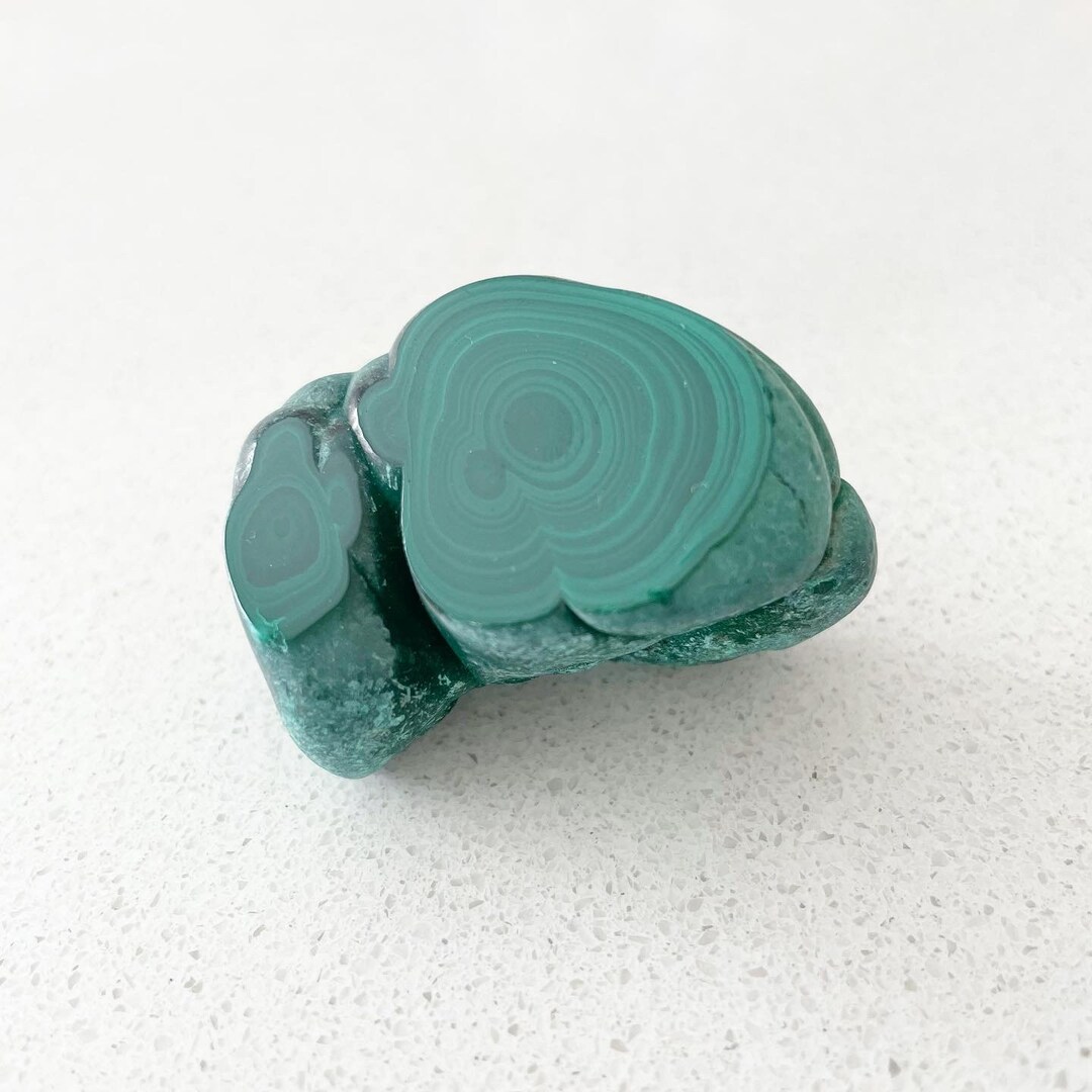 Rare Madagascar Malachite Geode Specimen - One Polished Face (77g) - Etsy