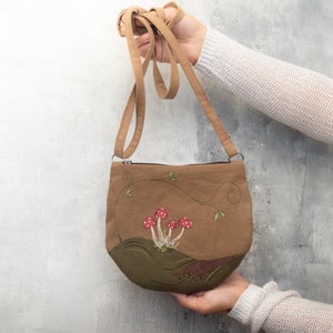 Goblincore Mushroom Purse for Cute Forest Witch. Small OOAK Fairycore ...