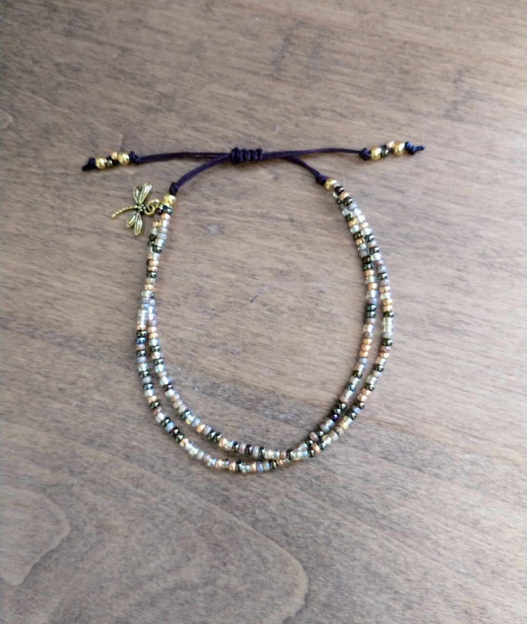 Women's Boho Ankle Bracelet, Multi Colored Beaded Anklet, Adjustable ...
