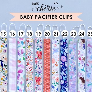 Personalized Pacifier Clip Set Mix and Match Baby Pacifier - Etsy