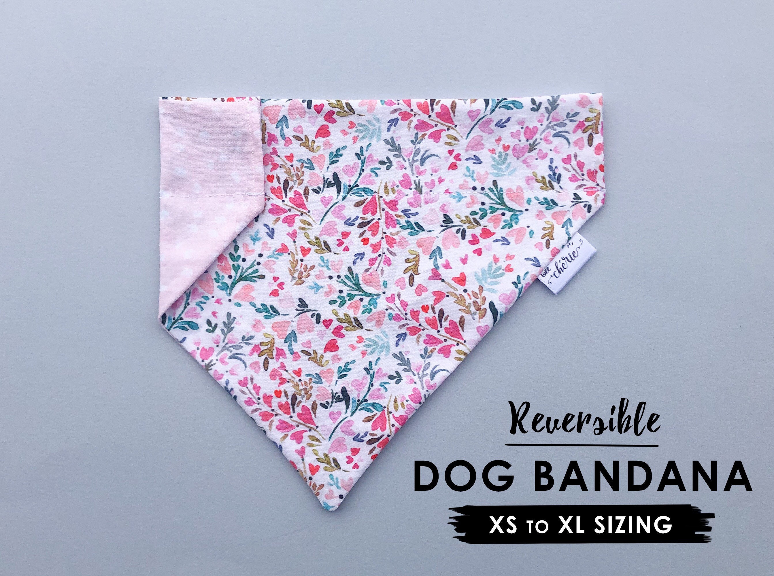 Personalized Dog Bandana Over the Collar Dog Bandana | Etsy