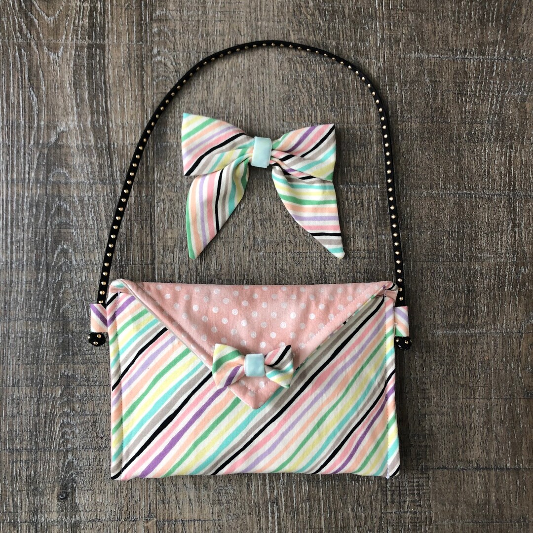 Toddler Gift Set Purse and Hair Bow, Little Girl Purse Gift Set, Mini ...