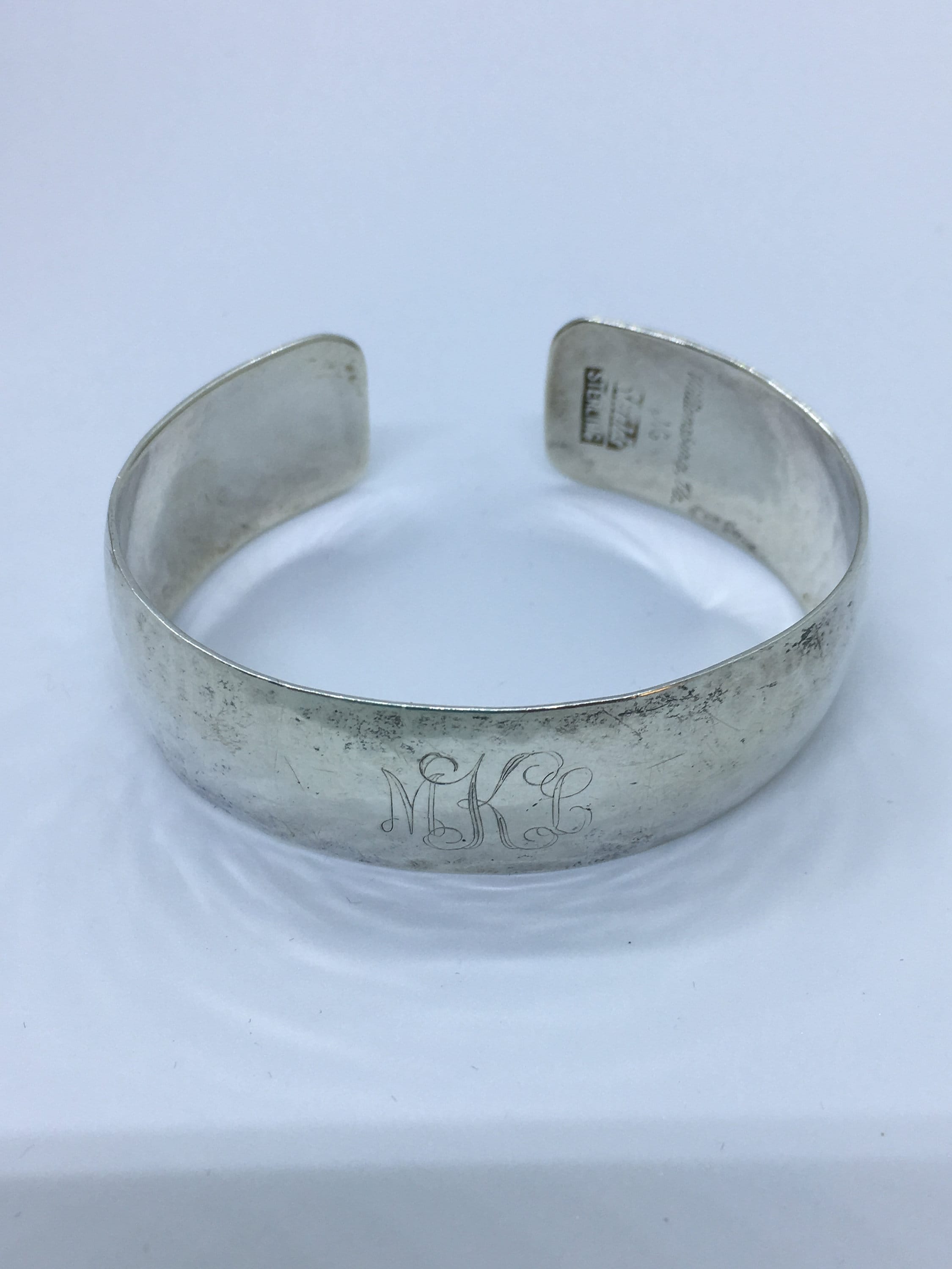 Vintage Williamsburg, VA Sterling Cuff Bracelet - Etsy