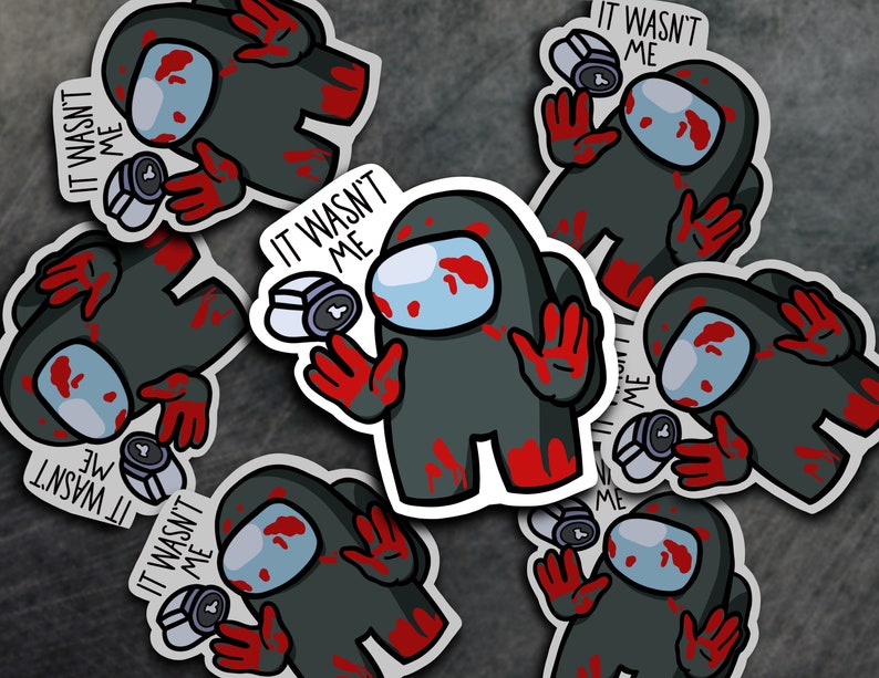 Imposter Among Us Sticker