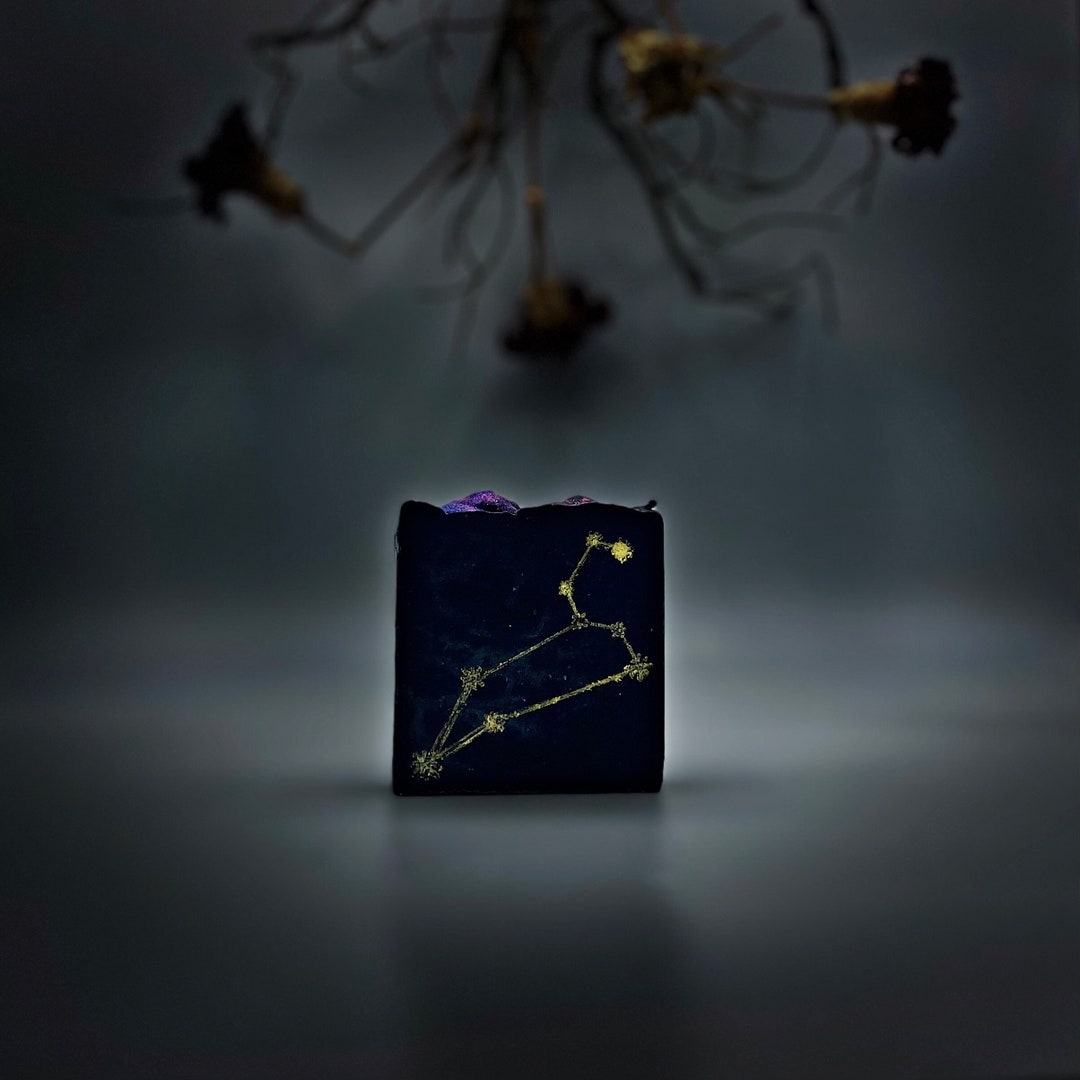 Leo Soap Tangerine Bergamot Peony Rose Blend Charcoal - Etsy