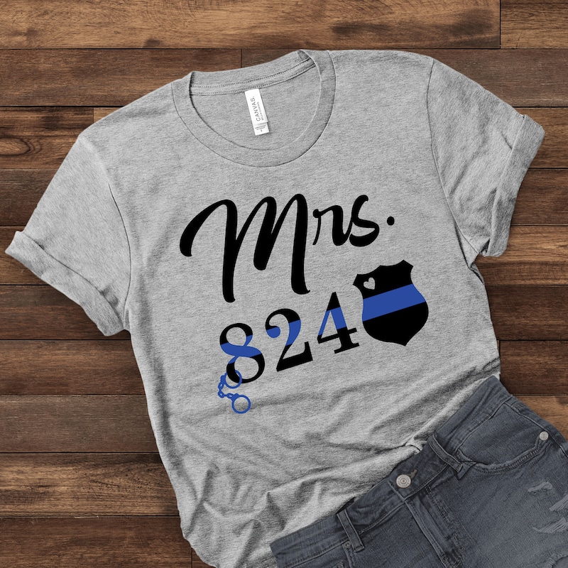 Police Wife Shirt Etsy