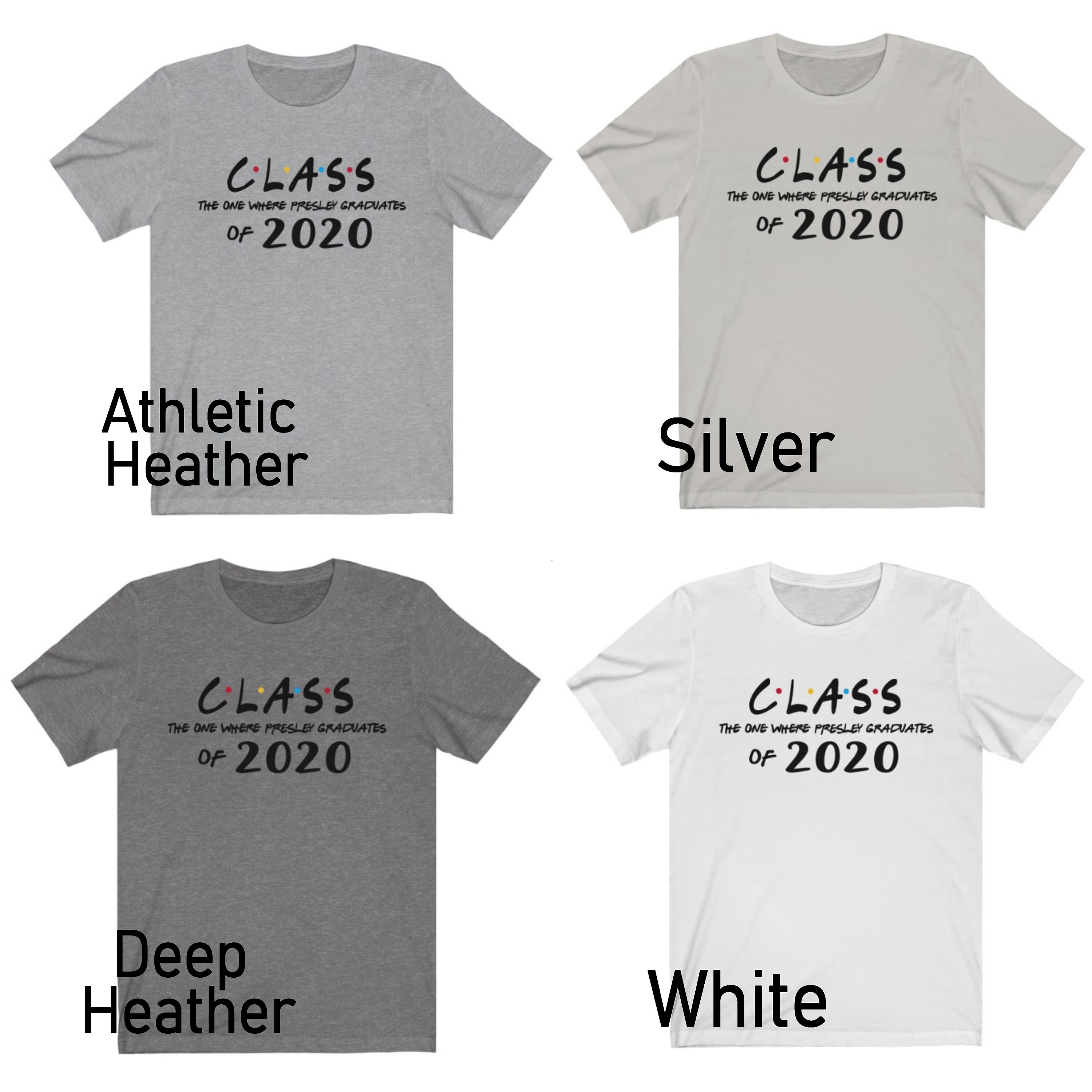 Friends Graduation Shirt Graduation Gift Senior Shirt Class | Etsy