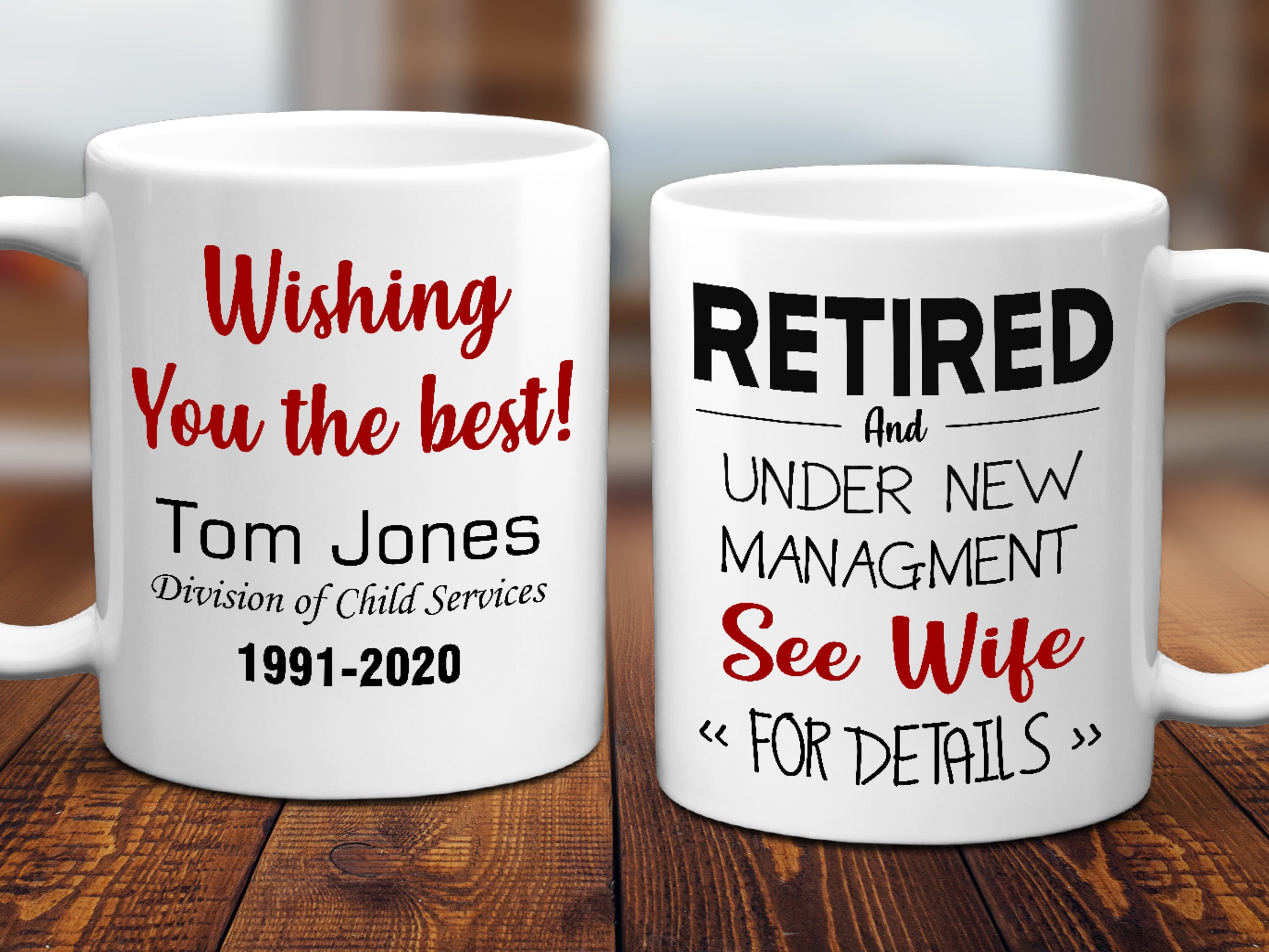 Funny Retirement Mug Retirement Gift Personalized Gift | Etsy
