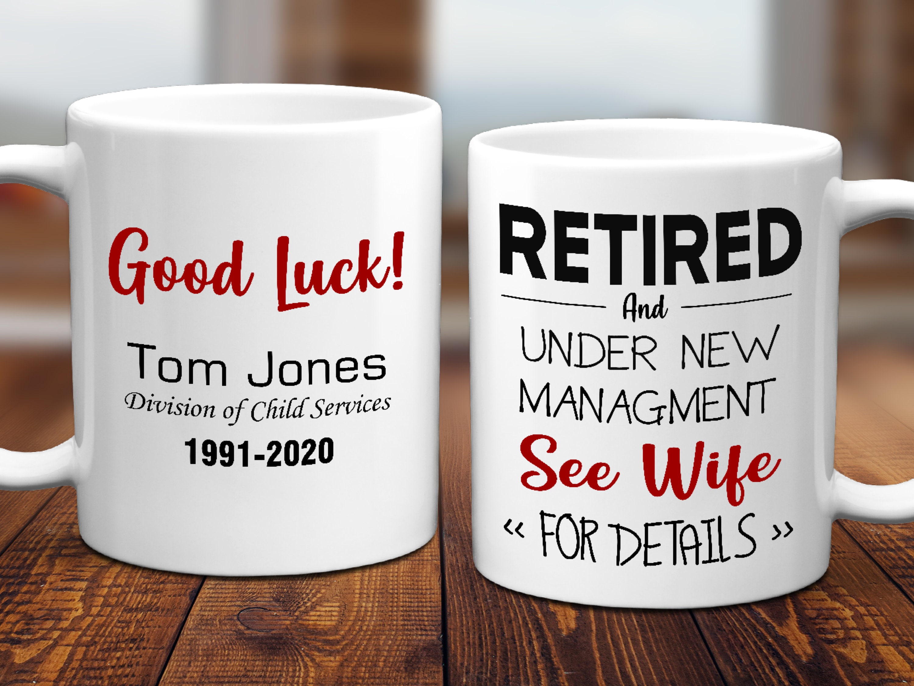 Funny Retirement Mug Retirement Gift Personalized Gift | Etsy