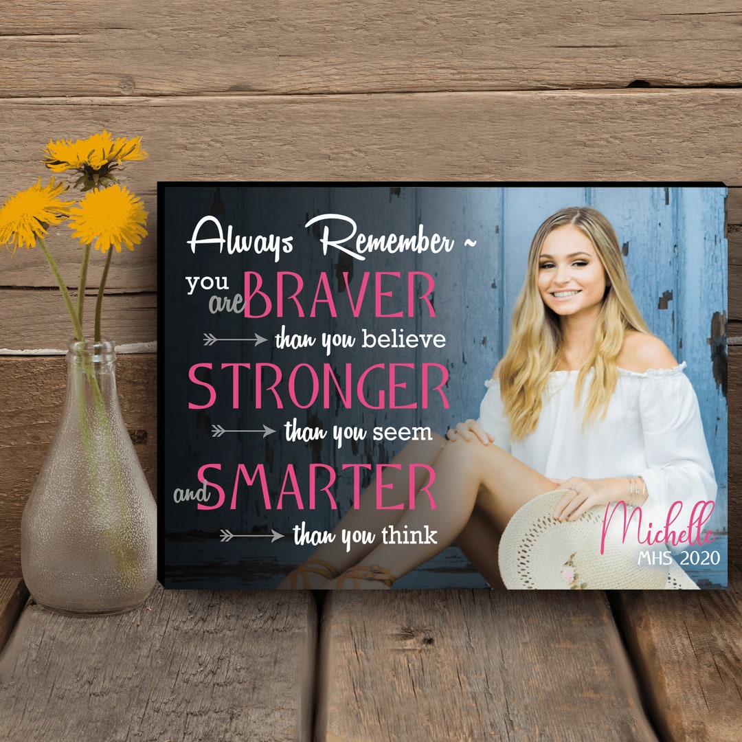 Graduation Gift, Custom Graduation Easel Canvas, Personalized ...