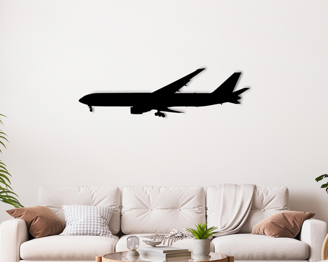 Airplane Wall Decor | Aviation Enthusiast Gift | Modern Aircraft ...