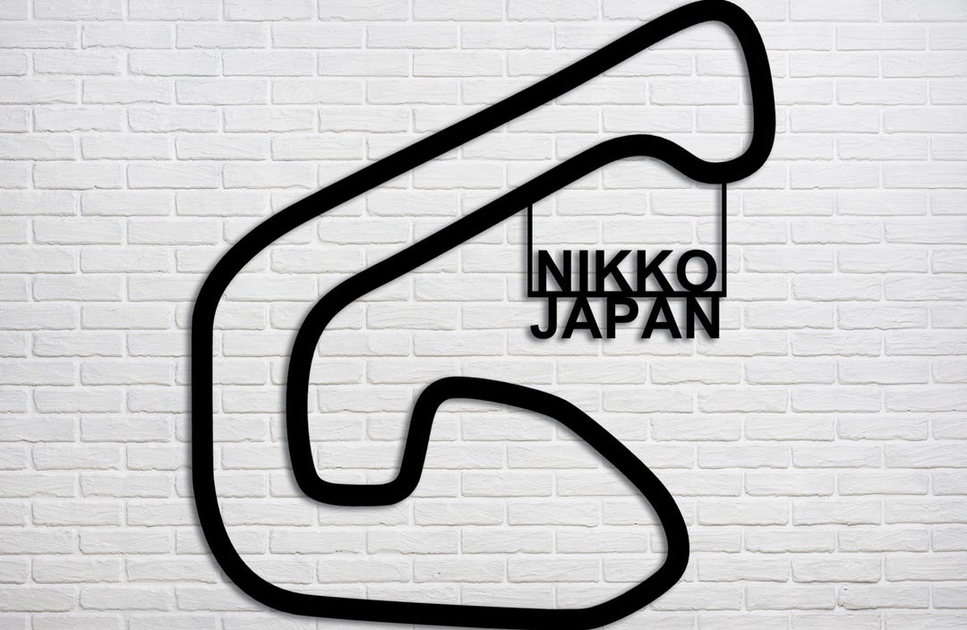 Japan Nikko Circuit Wall Art Car Gifts Wall Decor Handmade Car Decor Race Track Personalized ...