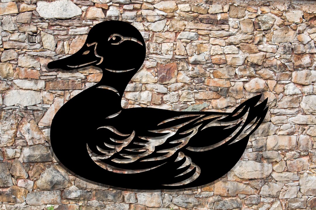 Duck Wall Art | 3D Wood Decor | Rustic Farmhouse Duck Sign | Unique ...