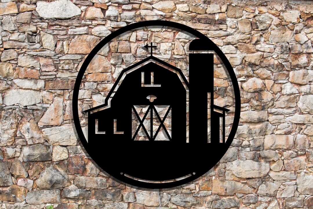 Barnhouse 3D Wood Wall Art | Windmill and Farm Scene Decor | Custom ...