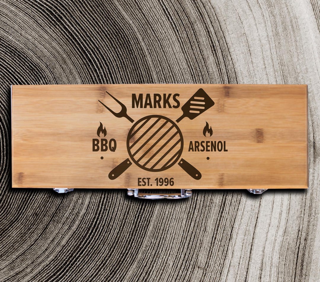 Engraved BBQ Tool Set | Personalized Grilling Tools | Funny BBQ Gift ...