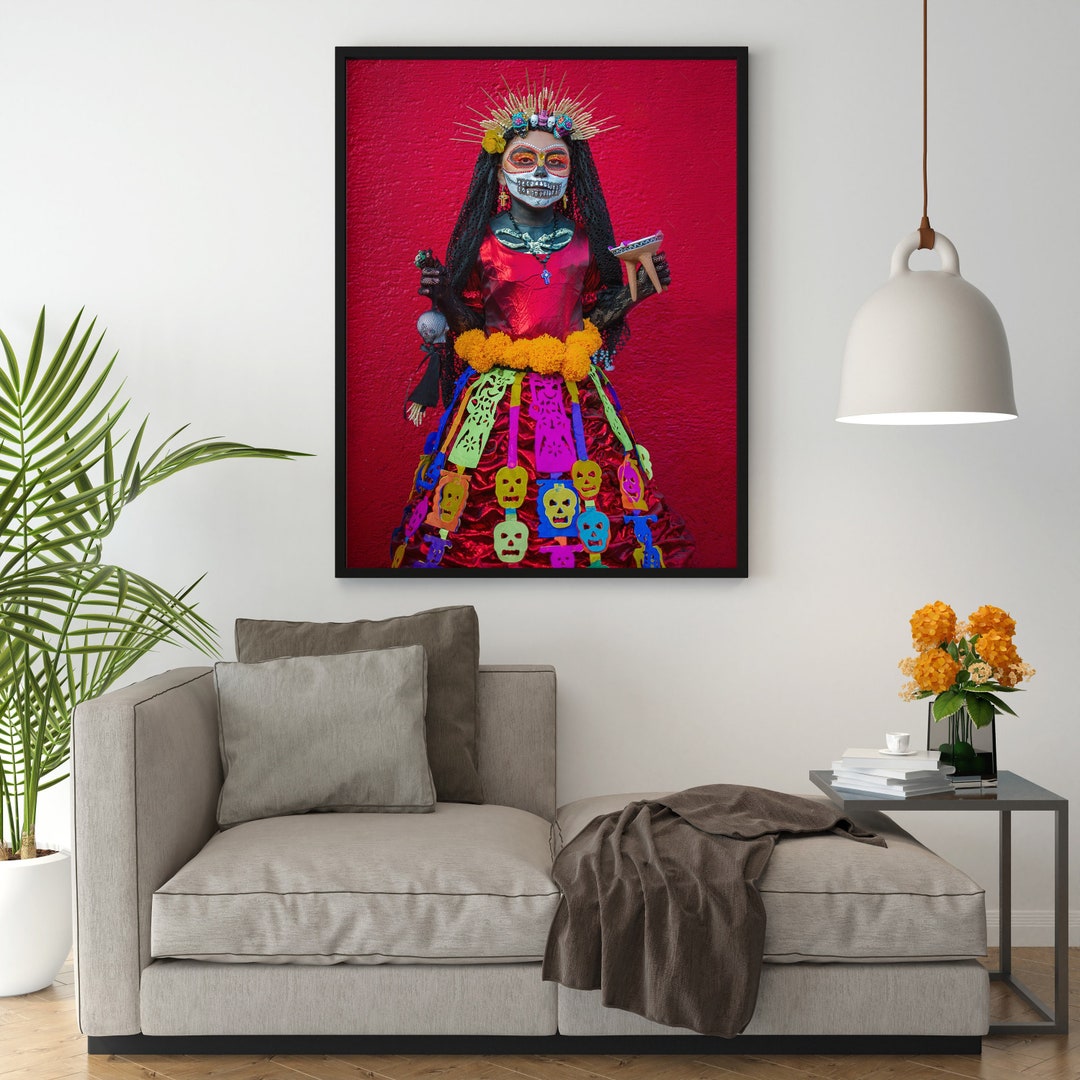 Red Catrina Portrait - Day of the Dead - Fine Art Photography Print ...