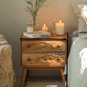 Farmhouse Floating Table for Bedroom Handmade Floating Nightstand With ...