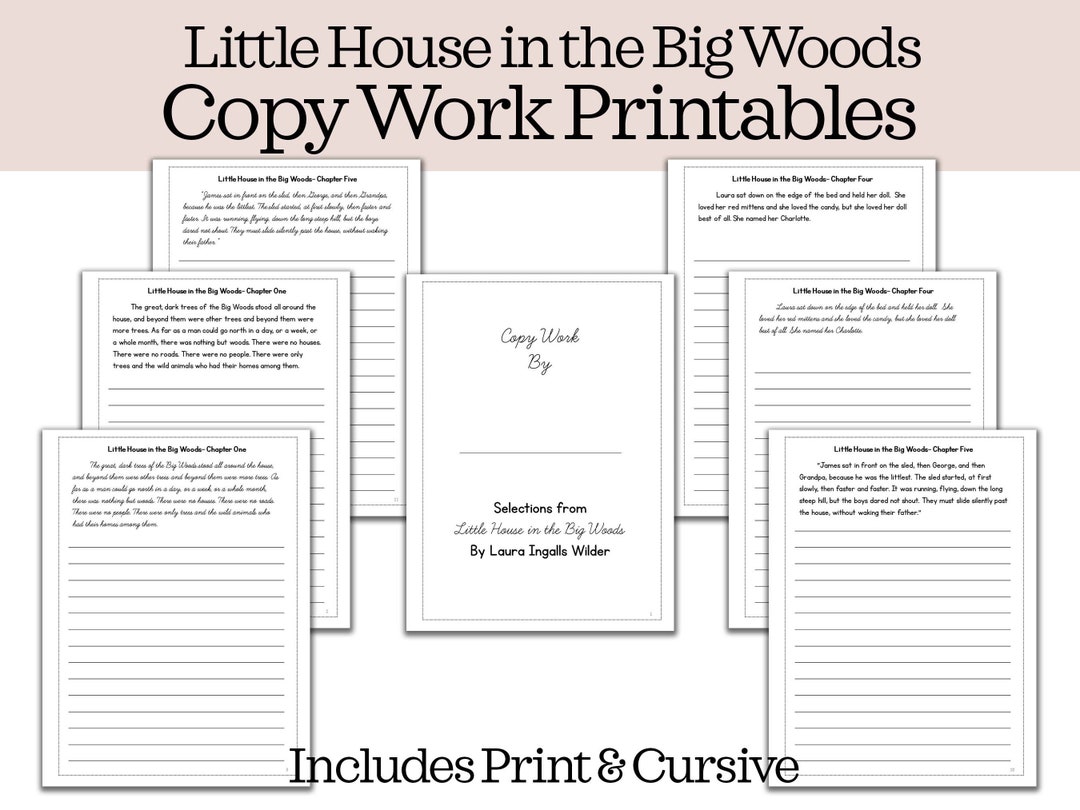 Copywork Printable Copy Work Printables Homeschool Copy Work Printables ...