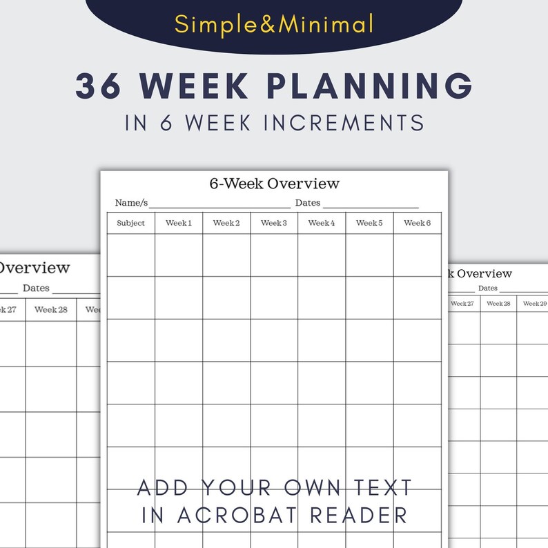 Homeschool Planning Printable Homeschool Planner Insert Homeschool ...