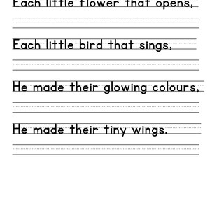 Copy Work Copywork Printables Homeschool Copy Work Printables ...