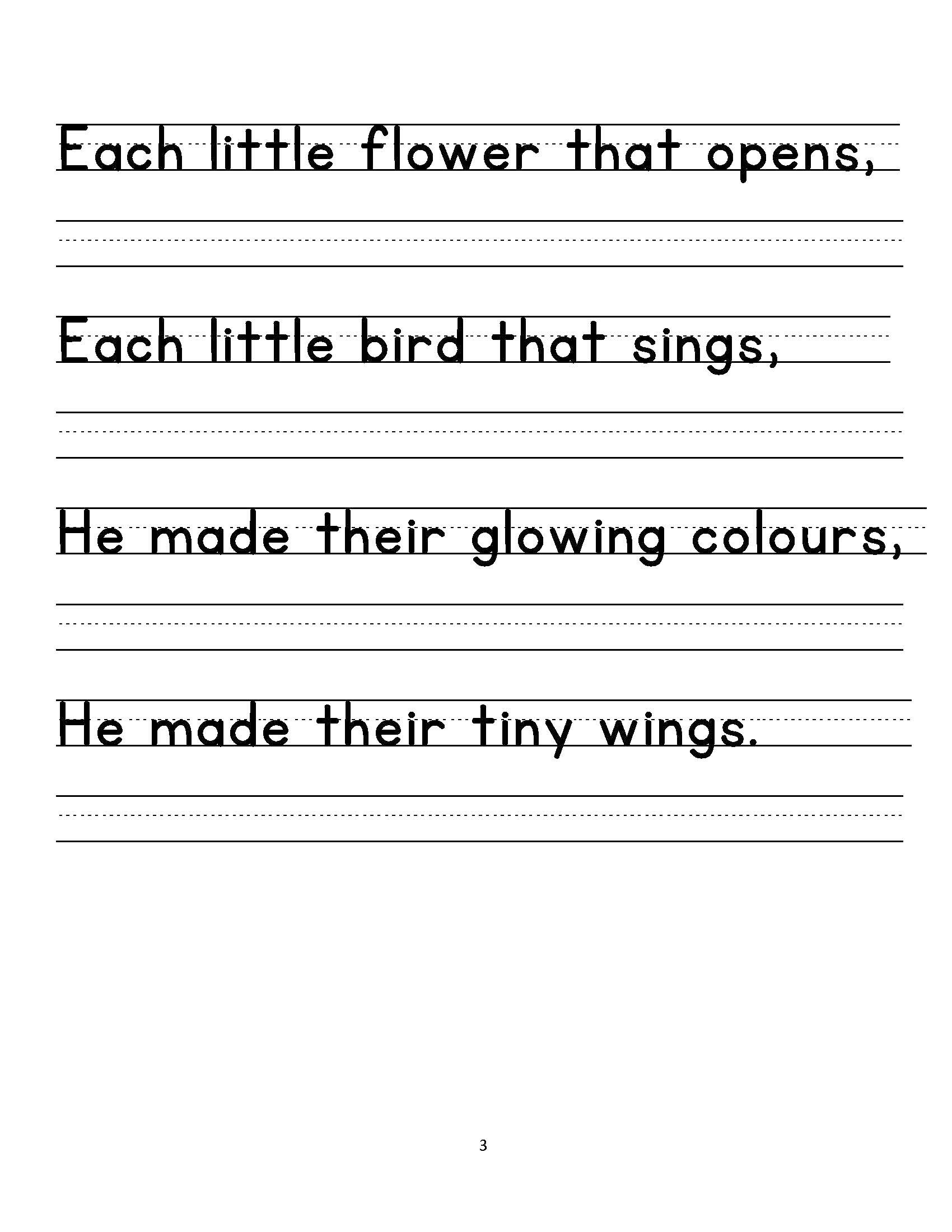 Copy Work Copywork Printables Homeschool Copy Work Printables ...