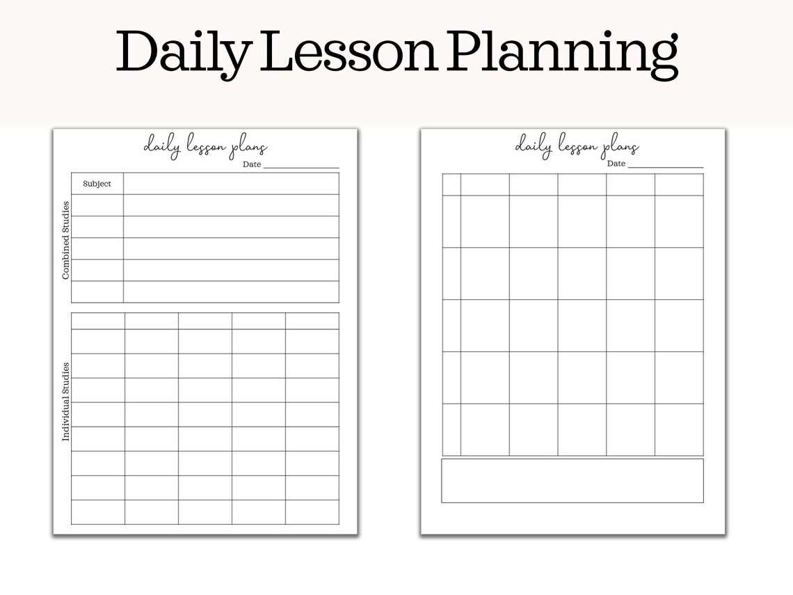 Editable Homeschool Planner Printable printable Homeschool - Etsy Canada