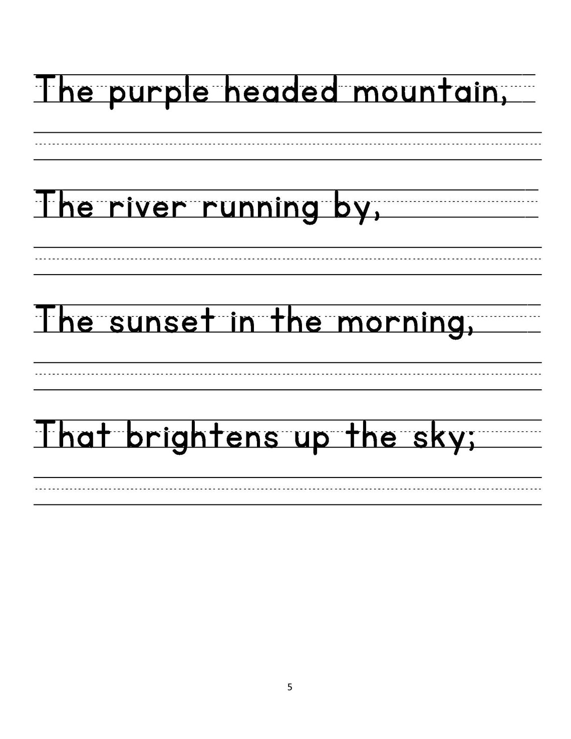 Copy Work Copywork Printables Homeschool Copy Work Printables ...