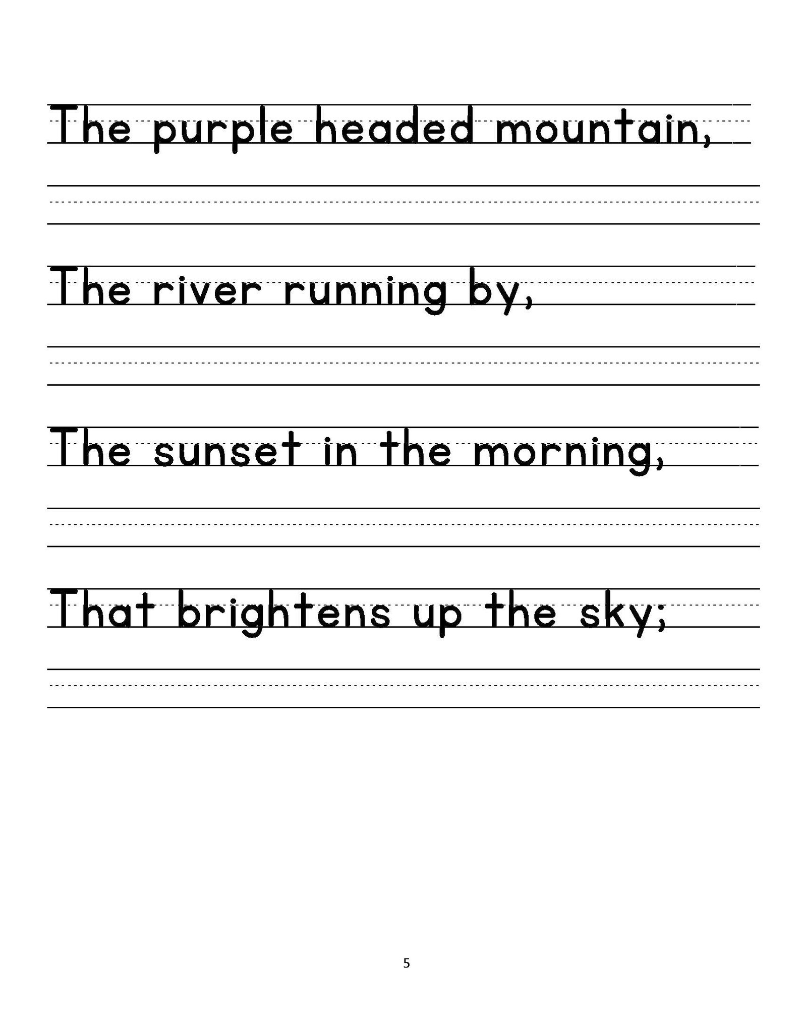 Copy Work Copywork Printables Homeschool Copy Work Printables ...