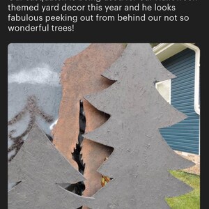 Life-size Bigfoot Yard Stencil – Sasquatch Lawn Silhouette – Garden Art ...