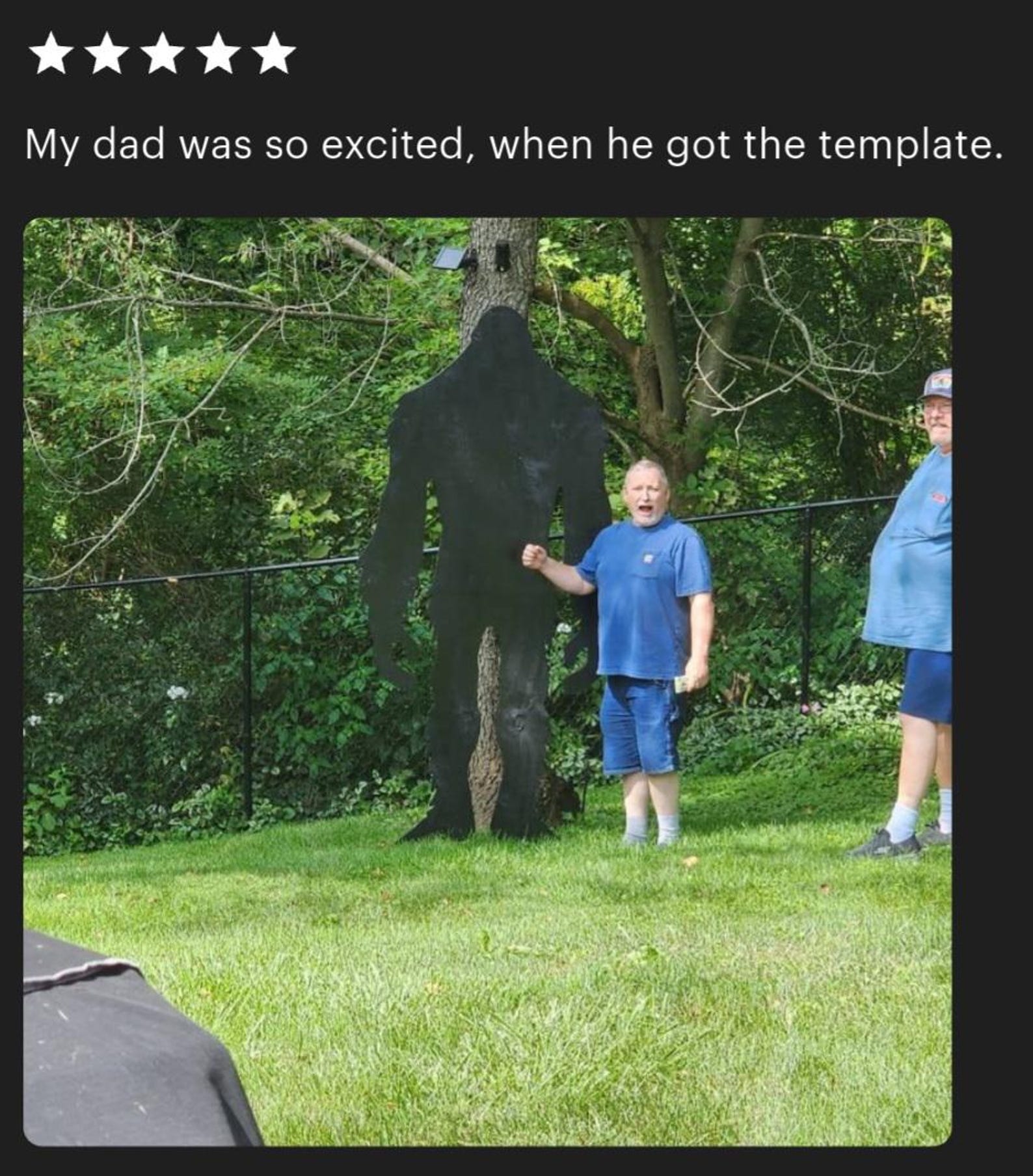 Life-size Bigfoot Yard Stencil – Sasquatch Lawn Silhouette – Garden Art ...