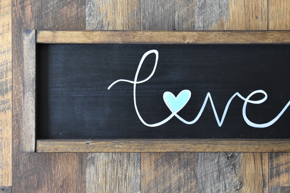 Love You More Sign Love Sign Wood Love You More Sign | Etsy