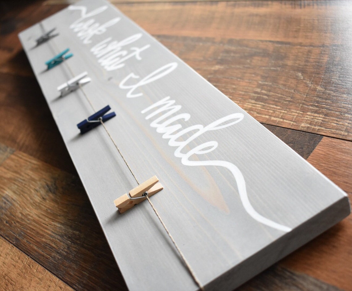 Look What I Made Sign Child Art Sign Kids Name Sign - Etsy