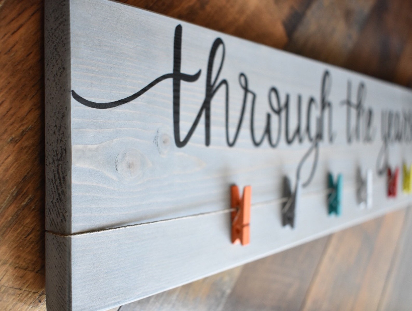 Through the Years Sign Picture Display Child Art Display - Etsy