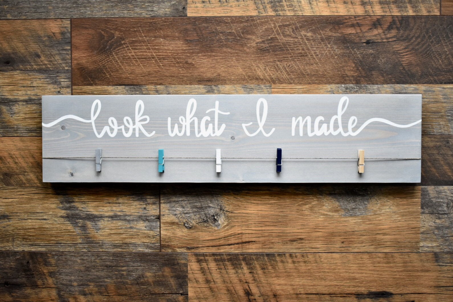 Look What I Made Sign Child Art Sign Kids Name Sign | Etsy