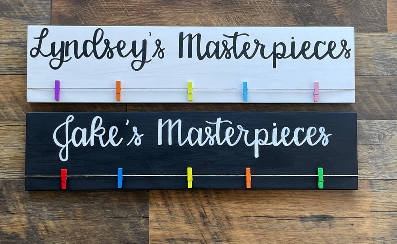 Child Masterpiece Sign Look What I Made Sign Child Art - Etsy