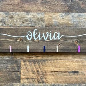 Child Name Sign - Personalized Look What I Made Sign - Kids Name Sign ...