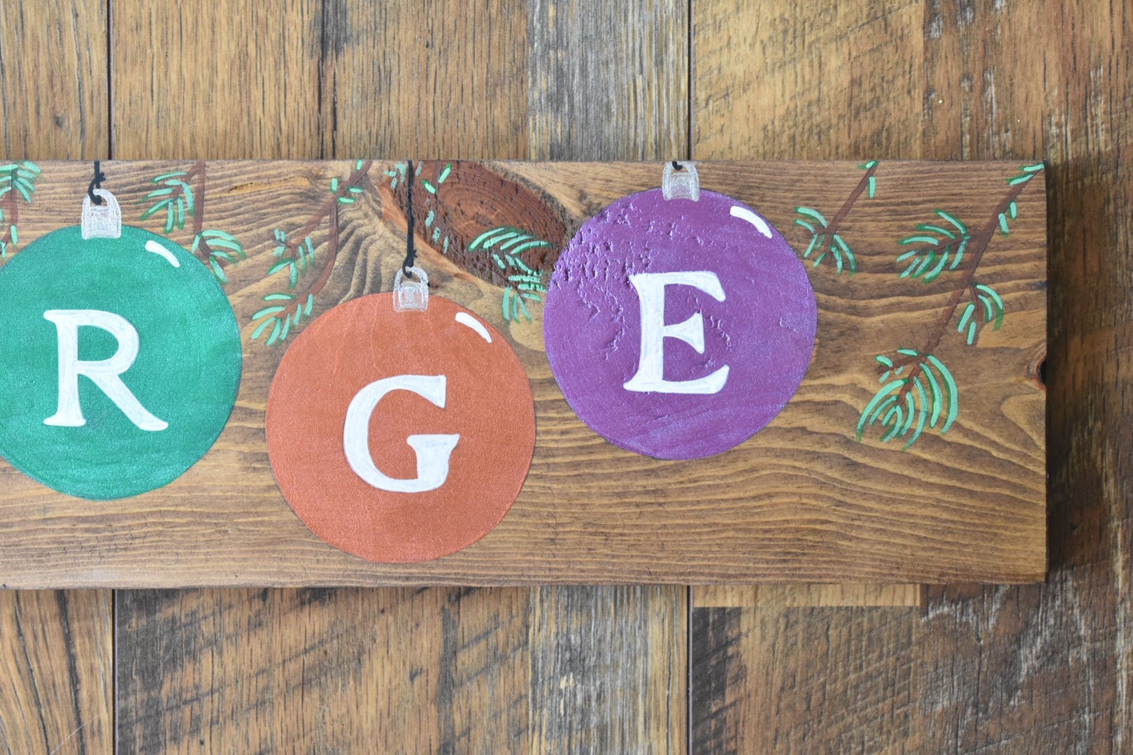 Personalized Christmas Sign - Christmas Last Name Sign - Chstomized ...