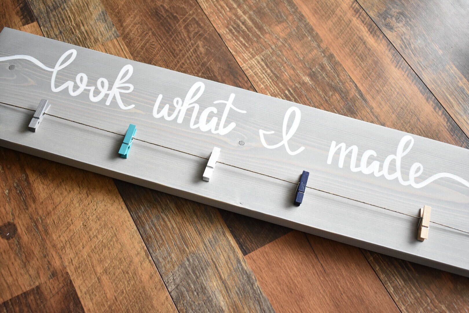 Look What I Made Sign Child Art Sign Kids Name Sign | Etsy