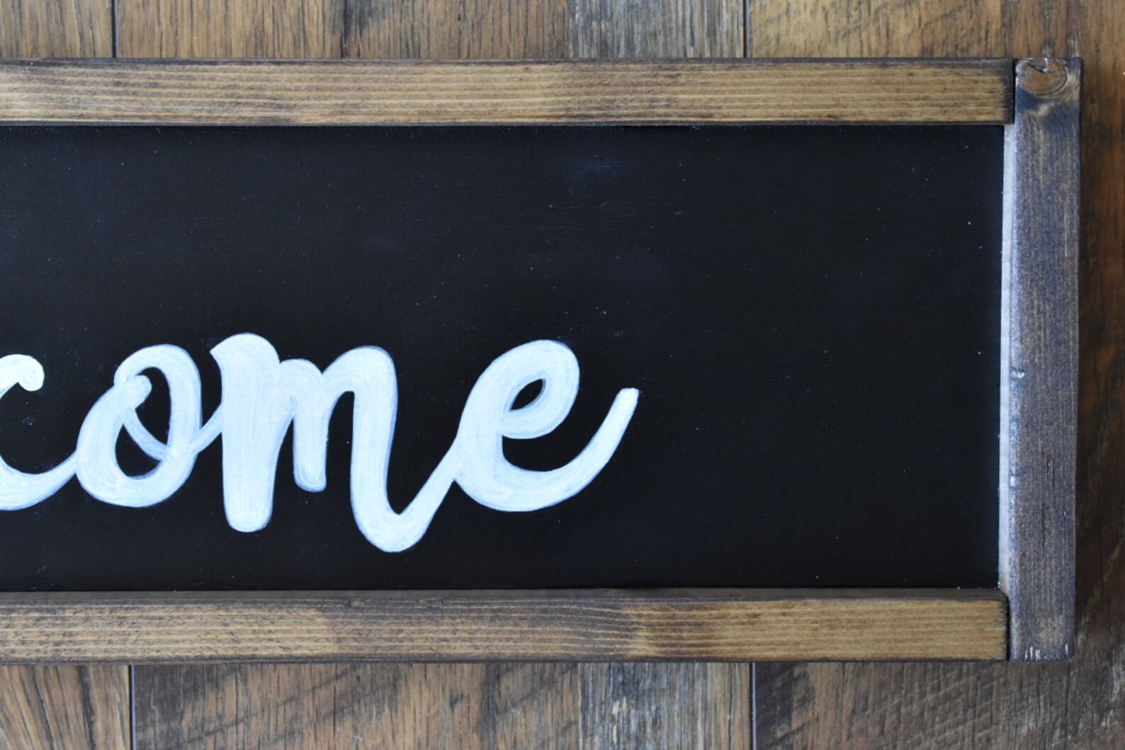 Welcome Sign Wood Welcome Sign Black and White Welcome | Etsy