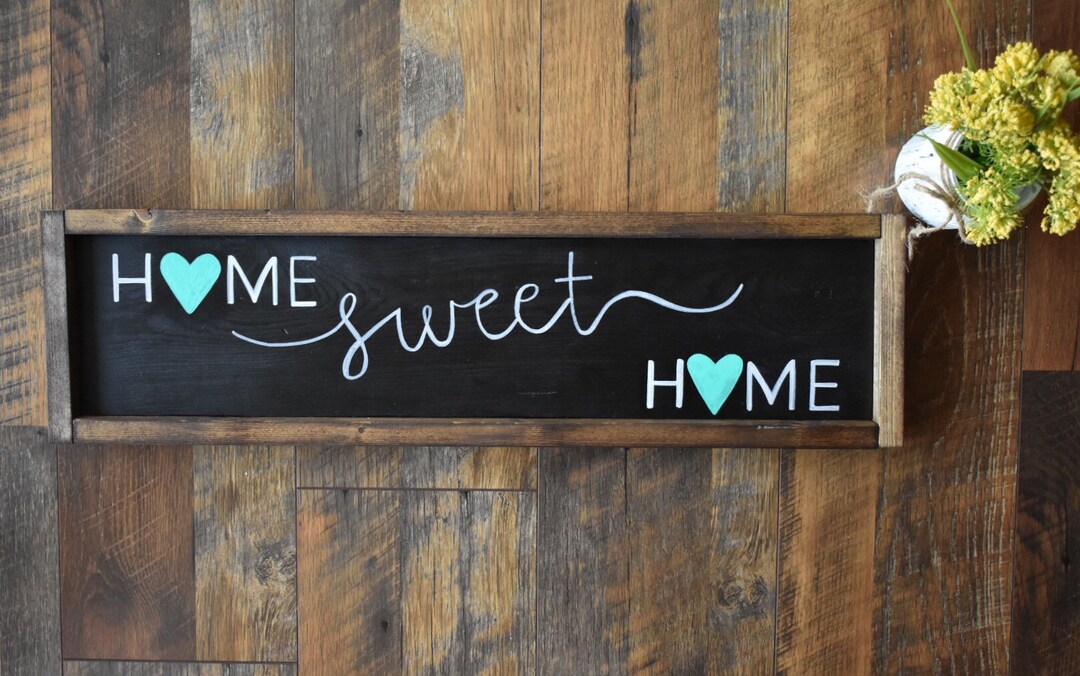 Home Sweet Home Sign - Home Sweet Home - Home Sign - Wood Home Sign ...