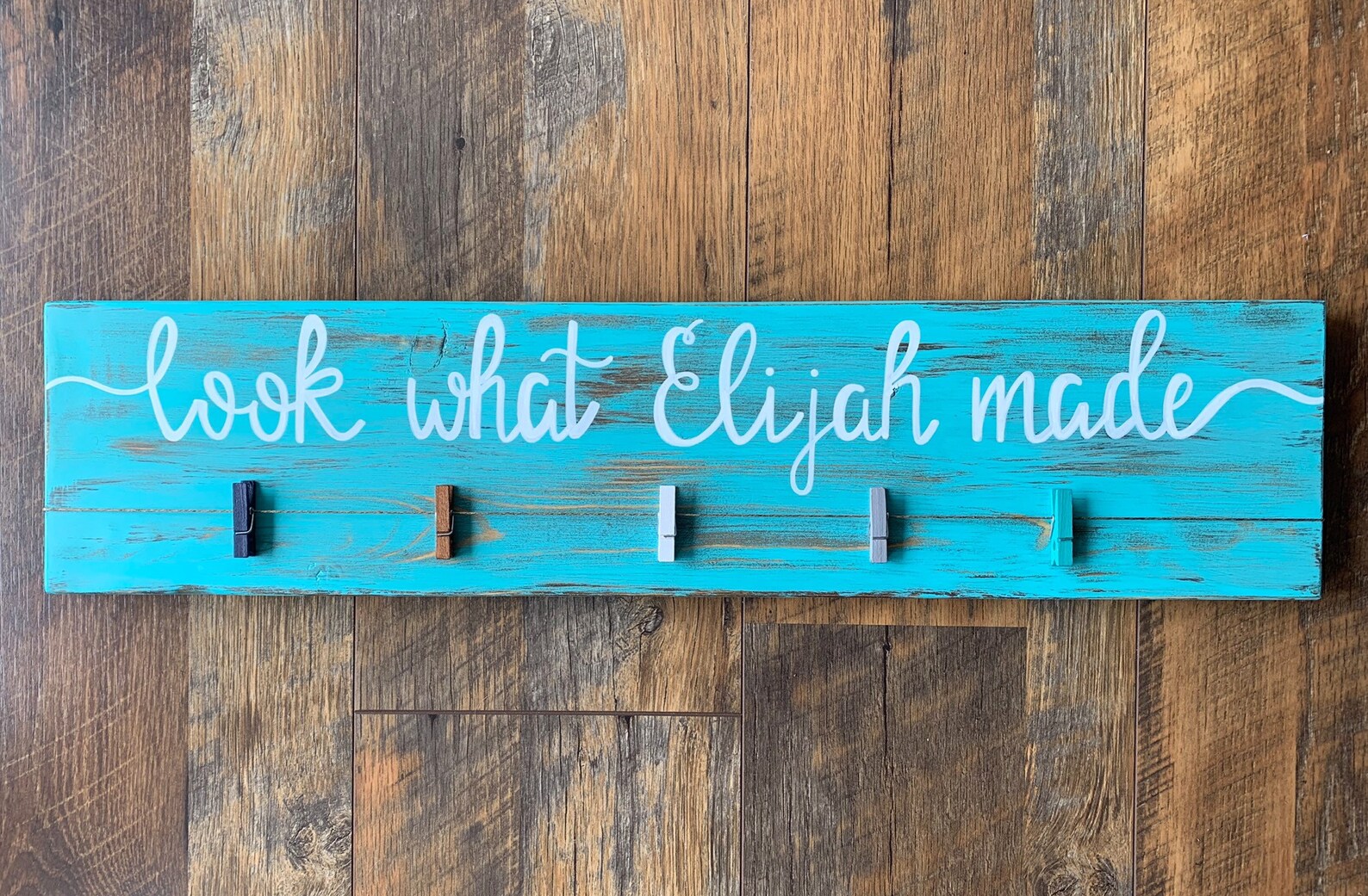 Personalized Look What I Made - Customized Child Name Sign - Kids Name ...